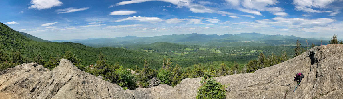 Hike the Stowe Pinnacle Trail to a Rocky Knob with Dramatic Views